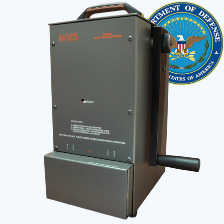 BOW MHDD-N manual hard disk drive crusher, destroy SATA IDE SAS HDD