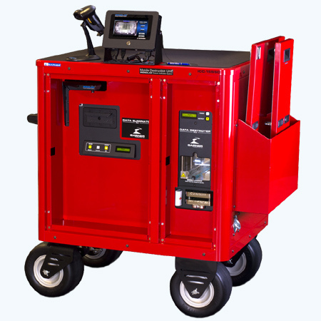 Garner ICC-1XT5SSDe Mobile Destruction Unit, destroy erase hard drives