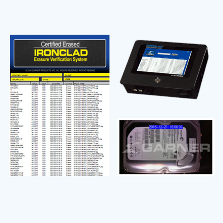 Garner ICC-1XT5SSDe Mobile Destruction Unit, destroy erase hard drives
