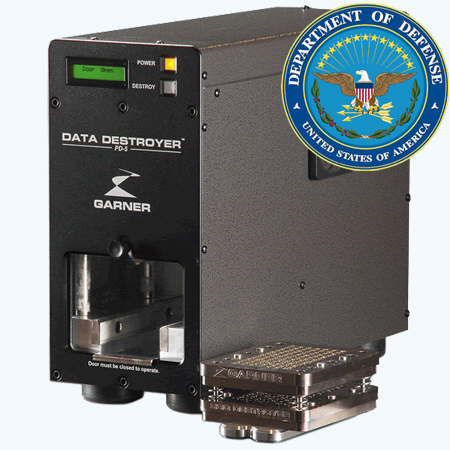 Garner PD-5 NSA listed hard disk drive SSD Destroyer, HDD destruction