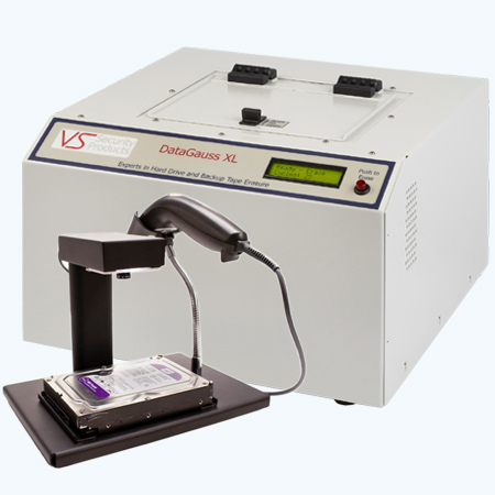 VS Security Products DataGauss XL-LG hard disk drive pulse degausser